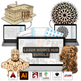 Laser Cut Bundles & DXF Files | Laser Engraving Patterns & Designs ...