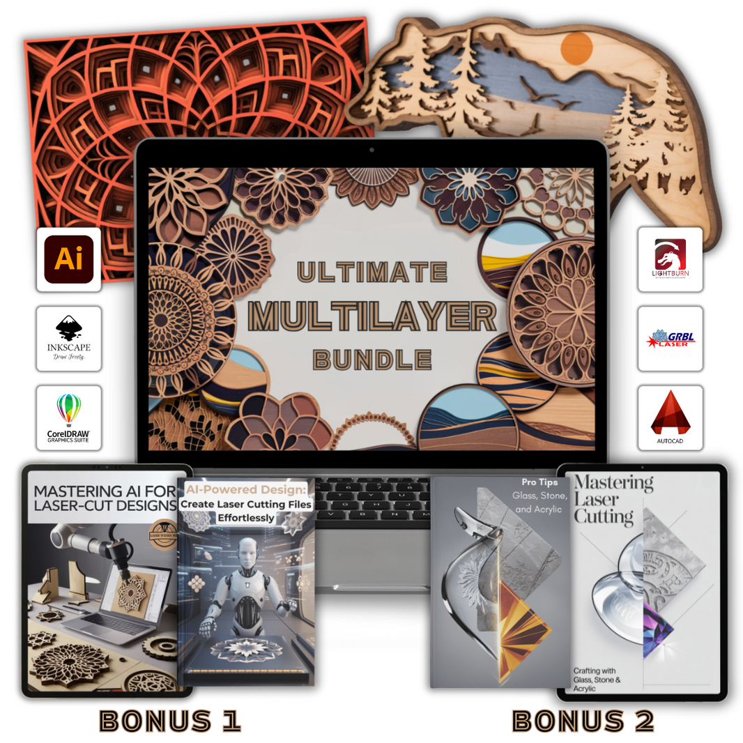 Laser Cut Bundles & DXF Files | Laser Engraving Patterns & Designs ...